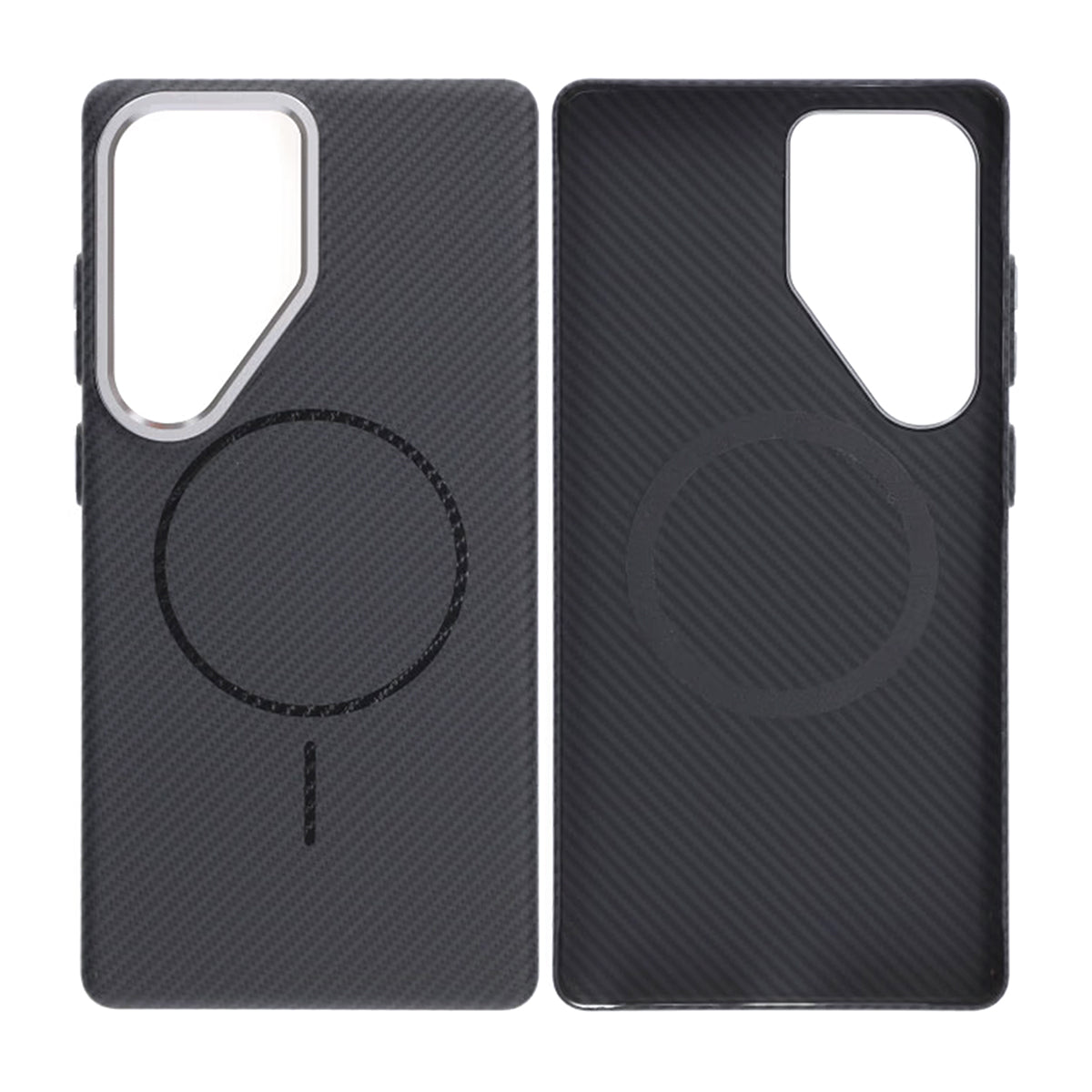 Samsung Galaxy S25 Ultra Mobilskal Carbonmönstrad - Svart