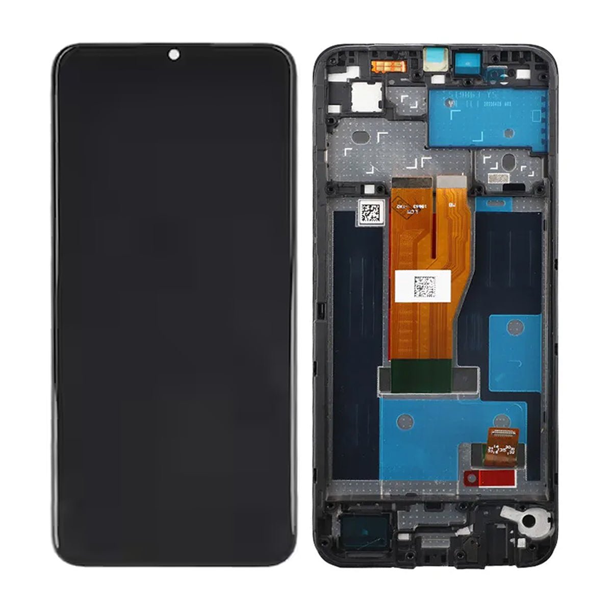 Realme C30 Skärm med LCD Display & Ram Original - Svart